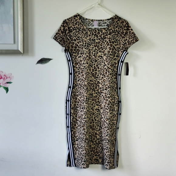 NOBO | Dresses | Nwt Leopard And Stripes Print Dress | Poshmark